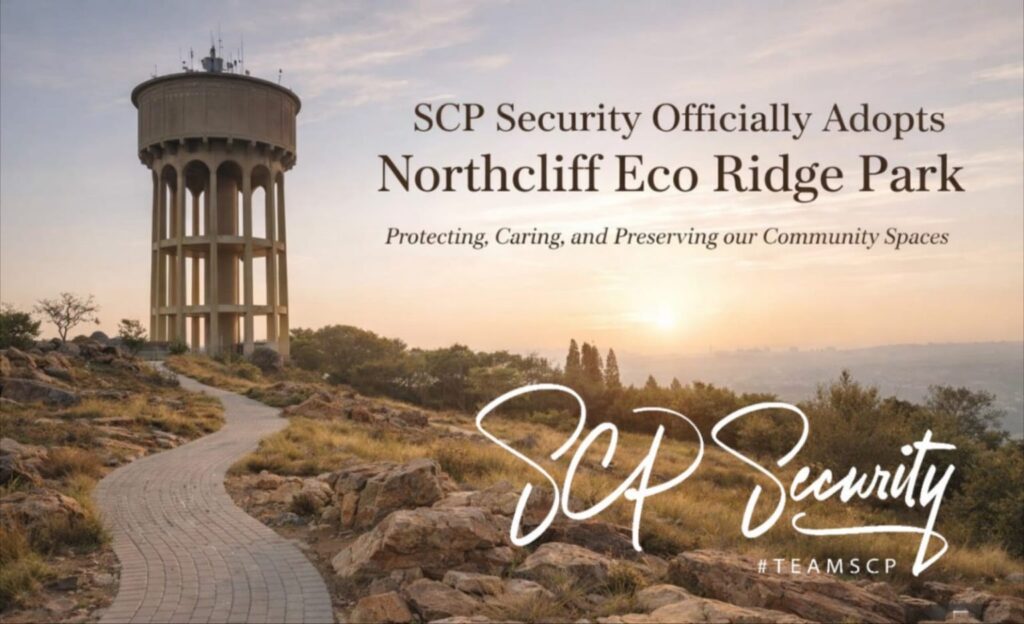SCP SECURITY OFFICIALLY ADOPTS THE NORTHCLIFF ECO RIDGE PARK – Jozi ...